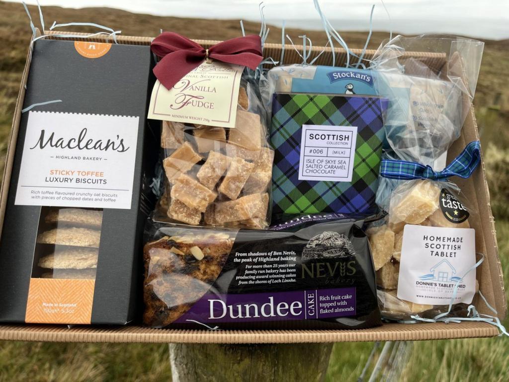Taste of Scotland Sweet Treats Hamper - Highland Favours from Isle of Skye