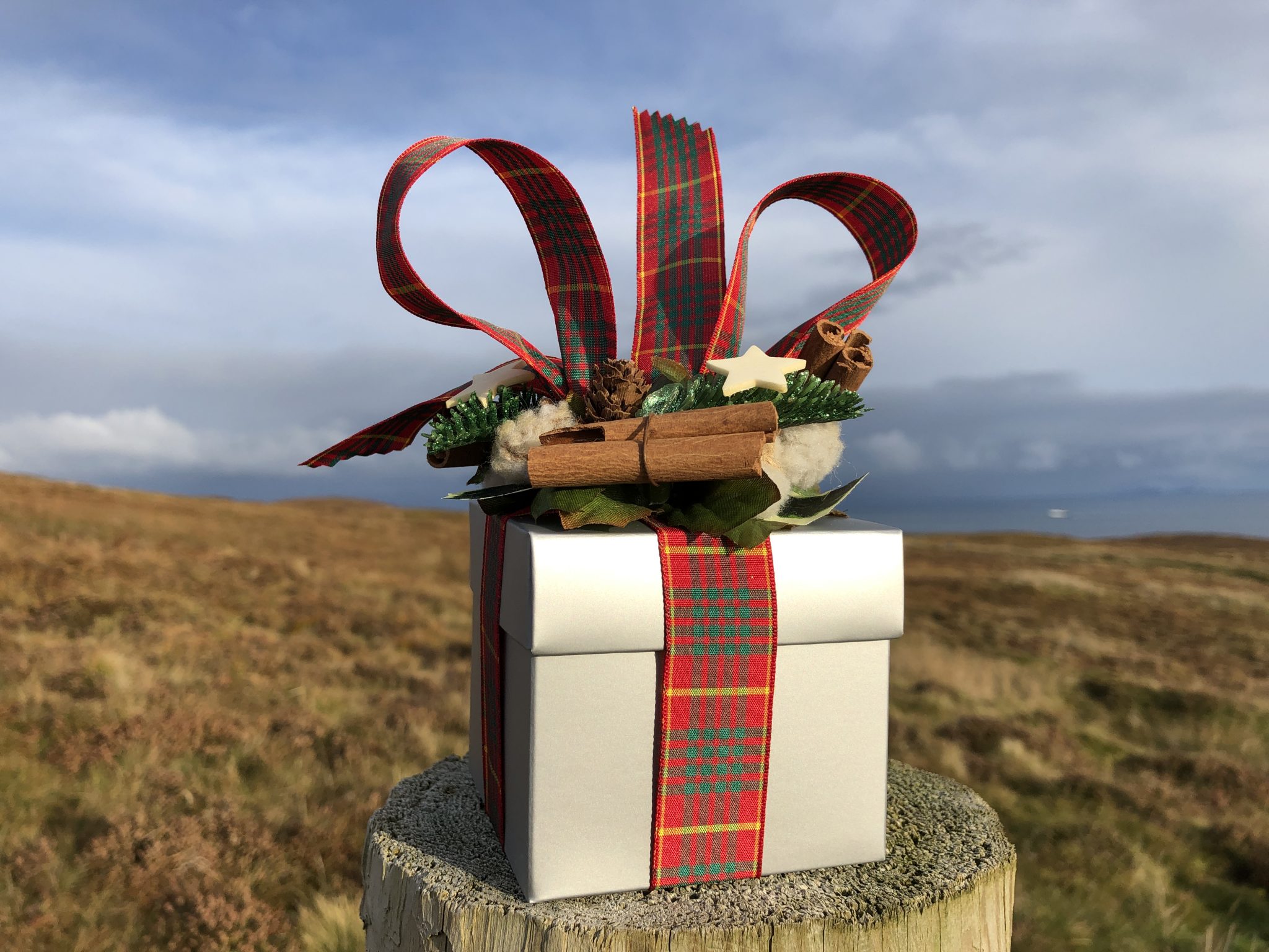 Tartan Christmas Scottish Tablet Gift Box - 200g Homemade Tablet ...