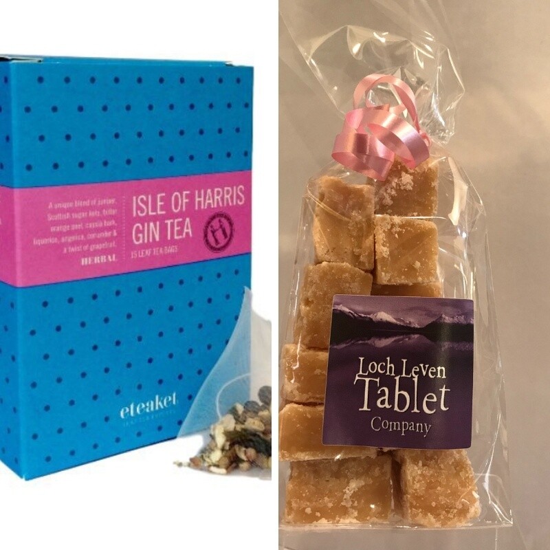 Isle of Harris Gin Tea and Scottish Tablet - Highland Favours