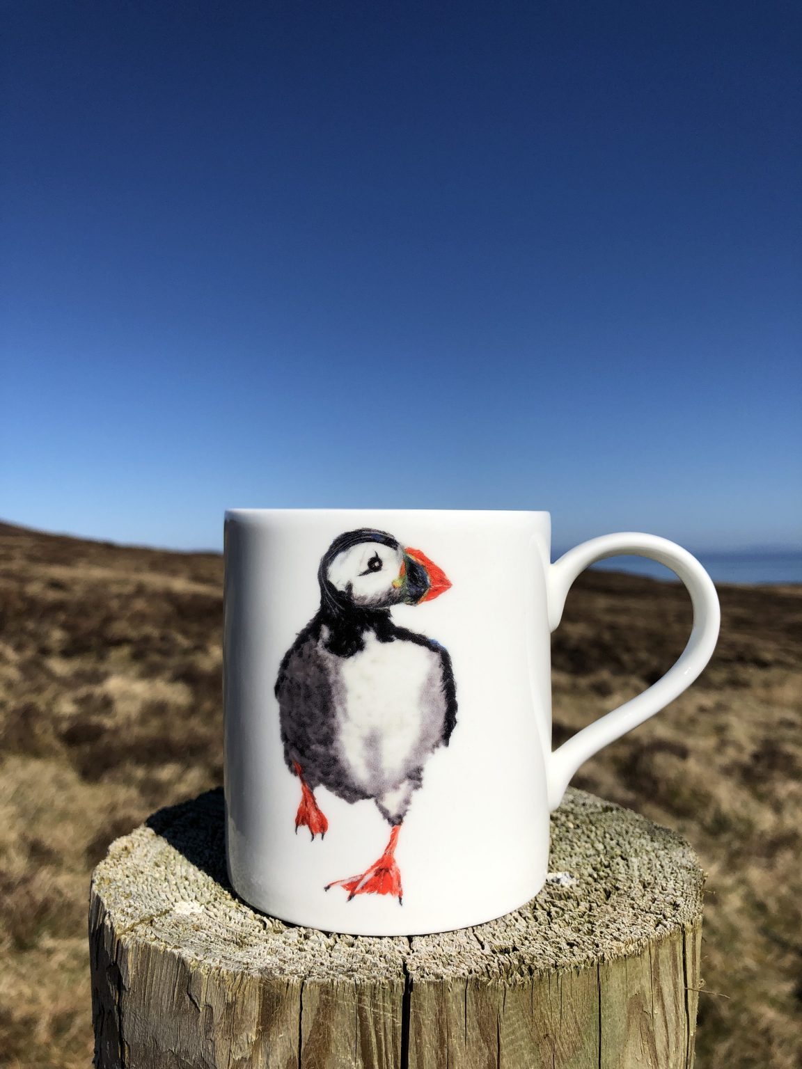 Puffin Fine Bone China Mug - Donnie's Tablet Shed and Isle of Skye Hampers