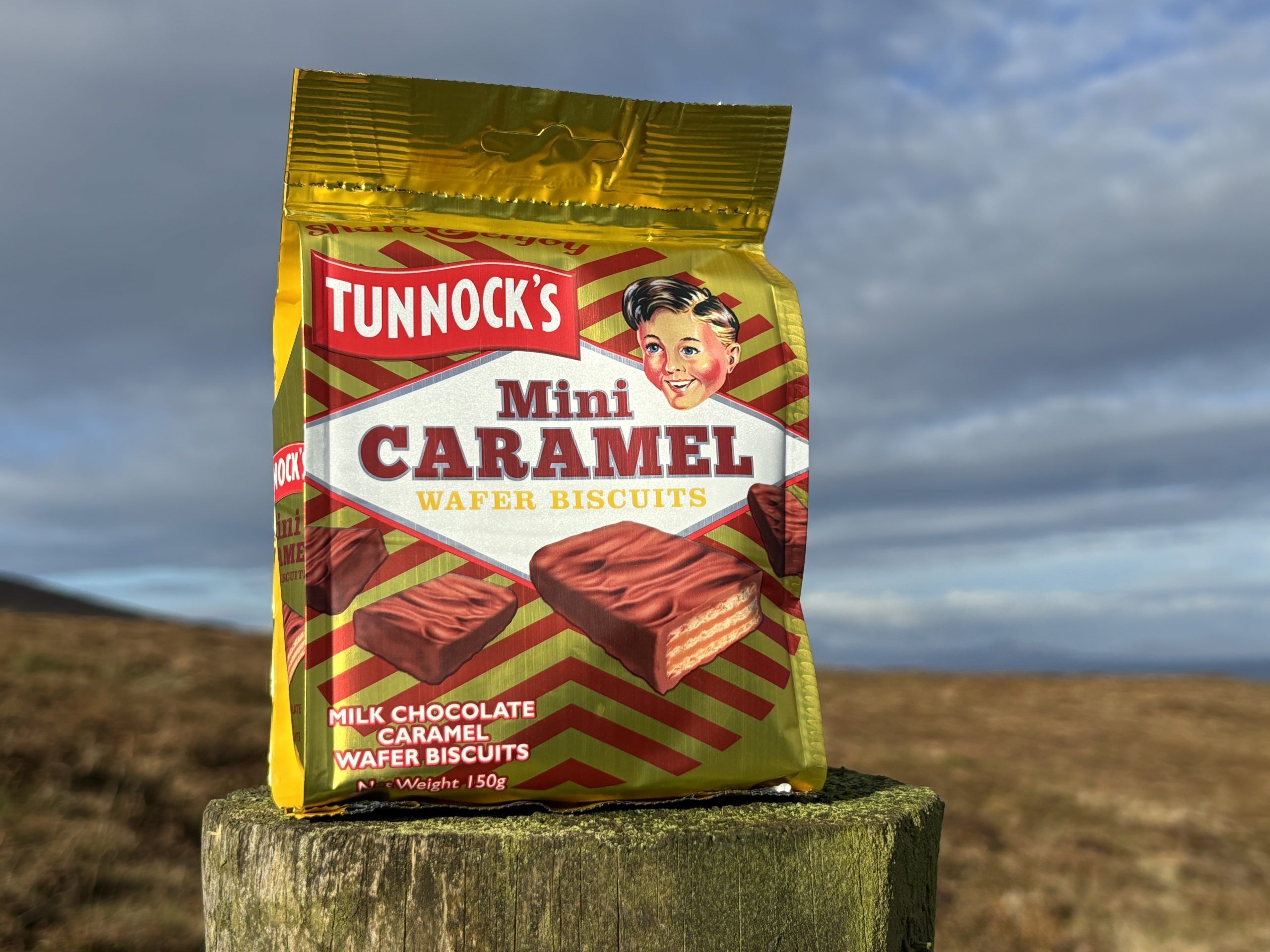 Tunnock's Mini Caramel Wafer Biscuits 150g - Donnie's Tablet Shed and ...